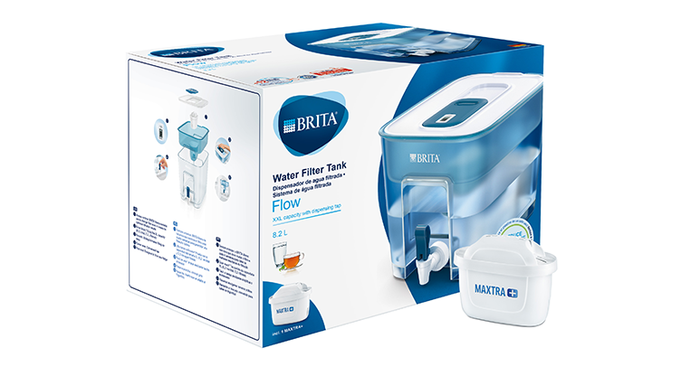 Flow Water Filter Tank | BRITA RO+UV Water Purifier